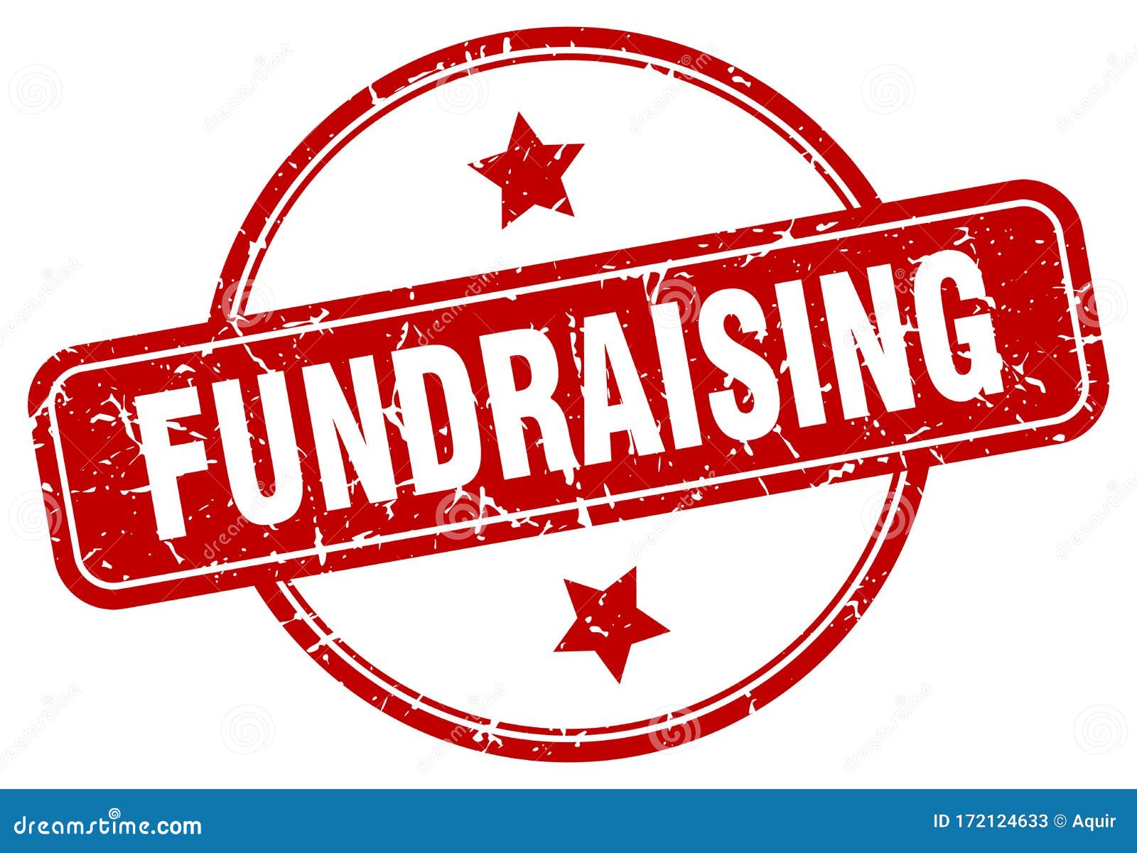 Fundraising Stamp. Fundraising Round Grunge Sign Stock Vector ...