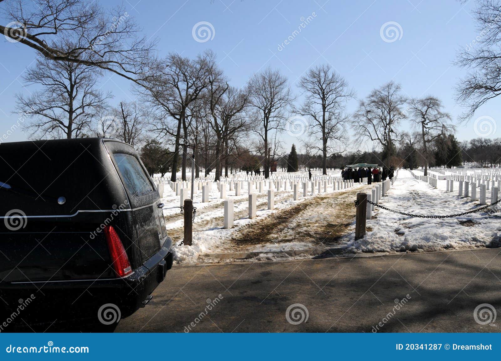 Funeral at Arlington Cemetery Stock Image - Image of honor, death: 20341287