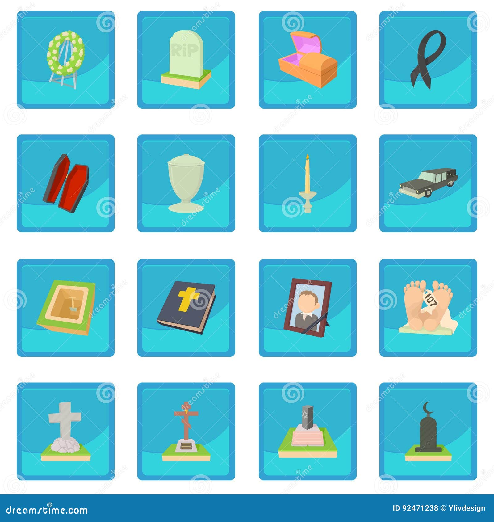 Funeral Icon Vector From Medical Items Concept. Thin Line Illustration ...