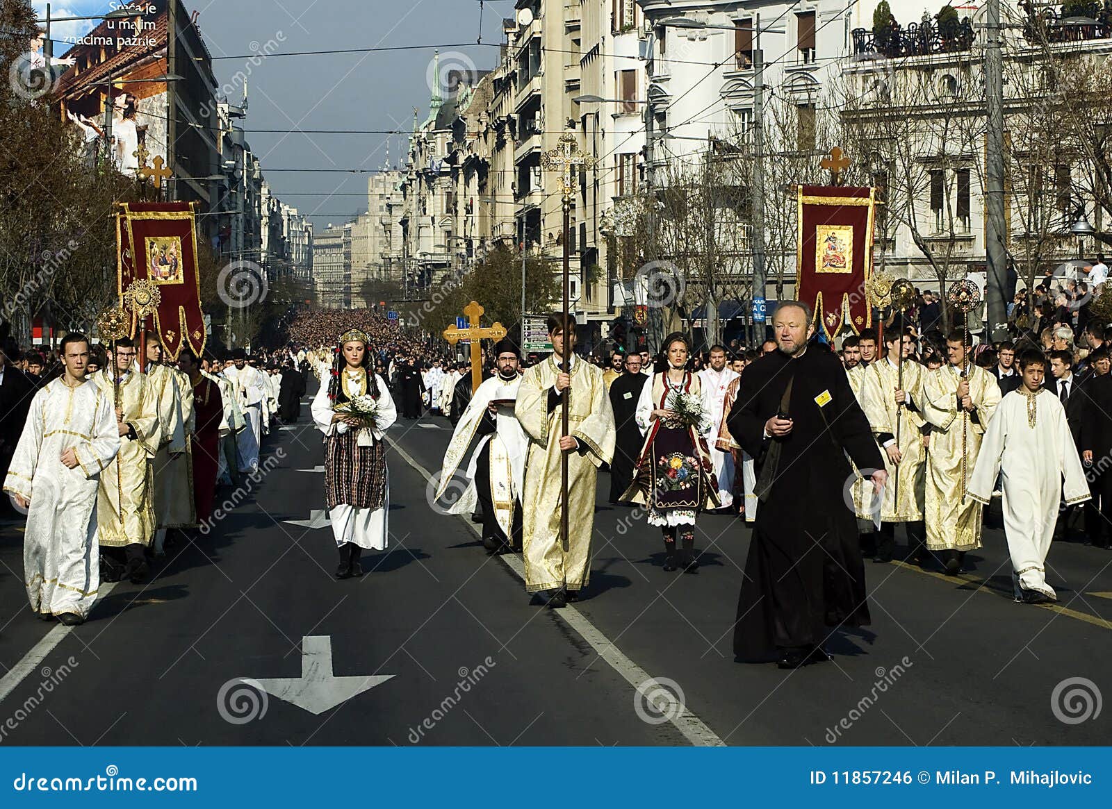 FUNERAL of SERBIAN PATRIARCH PAVLE-2 Editorial Photo - Image of ...