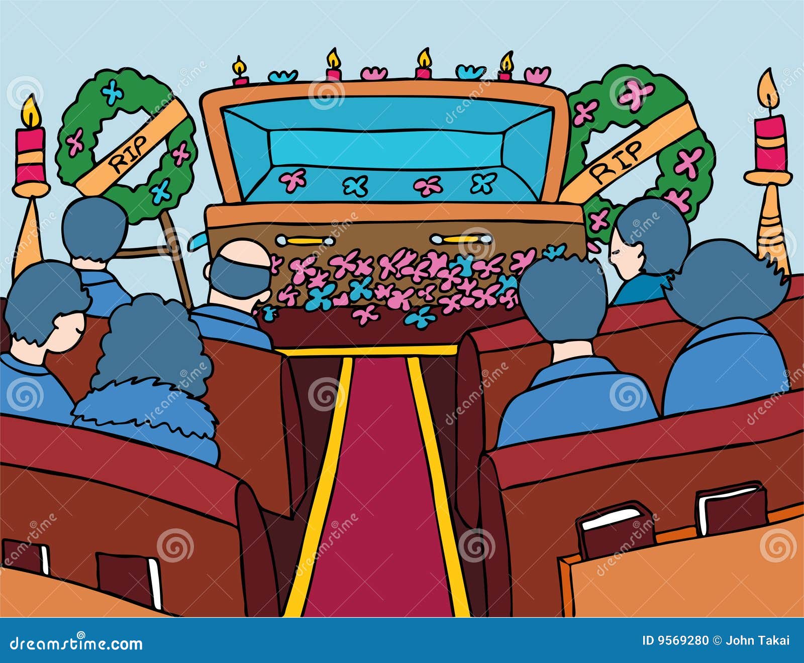 Church Funeral Clipart