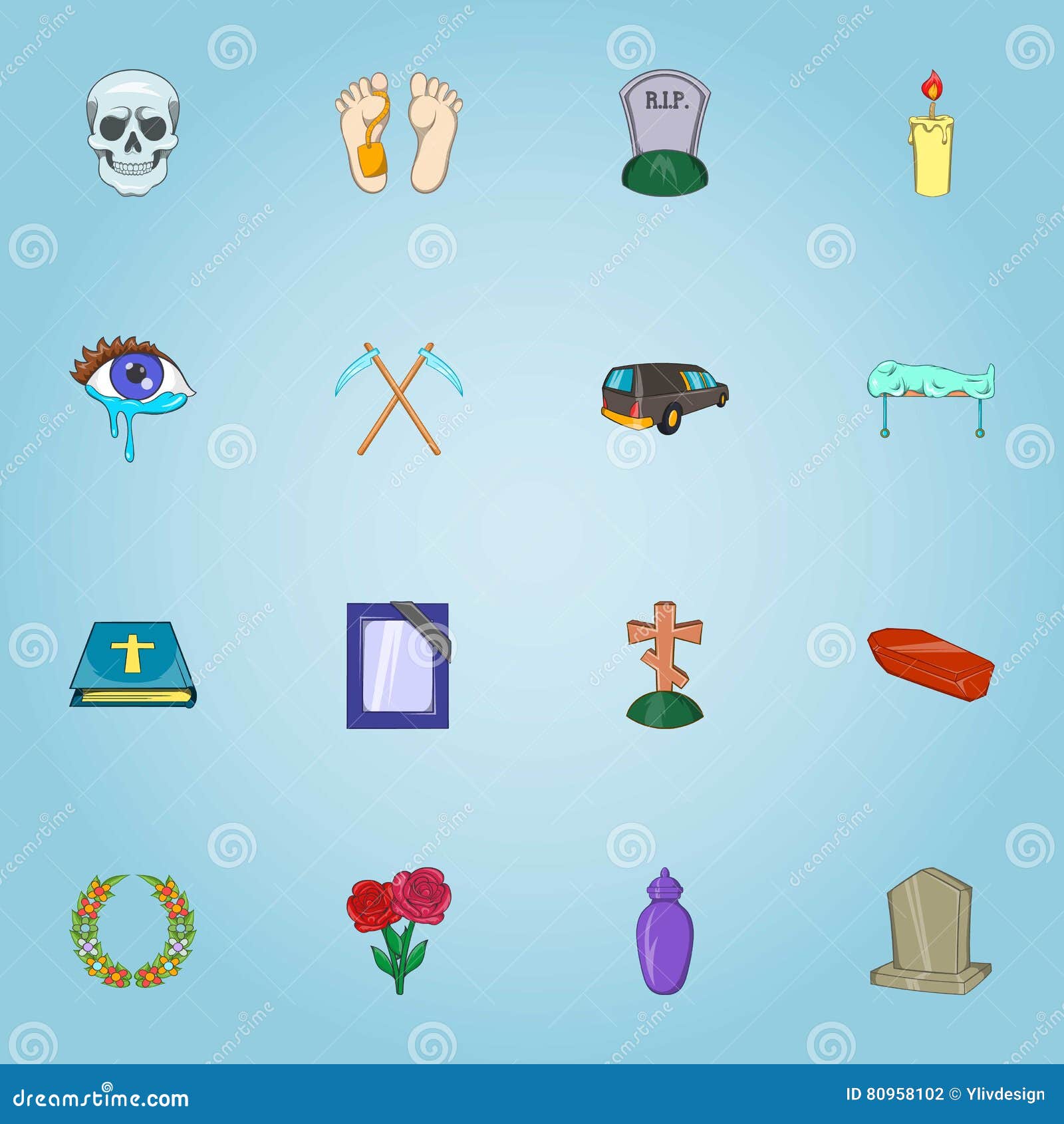 Photos Of Deceased With Ribbon Pattern Cartoon Vector | CartoonDealer ...