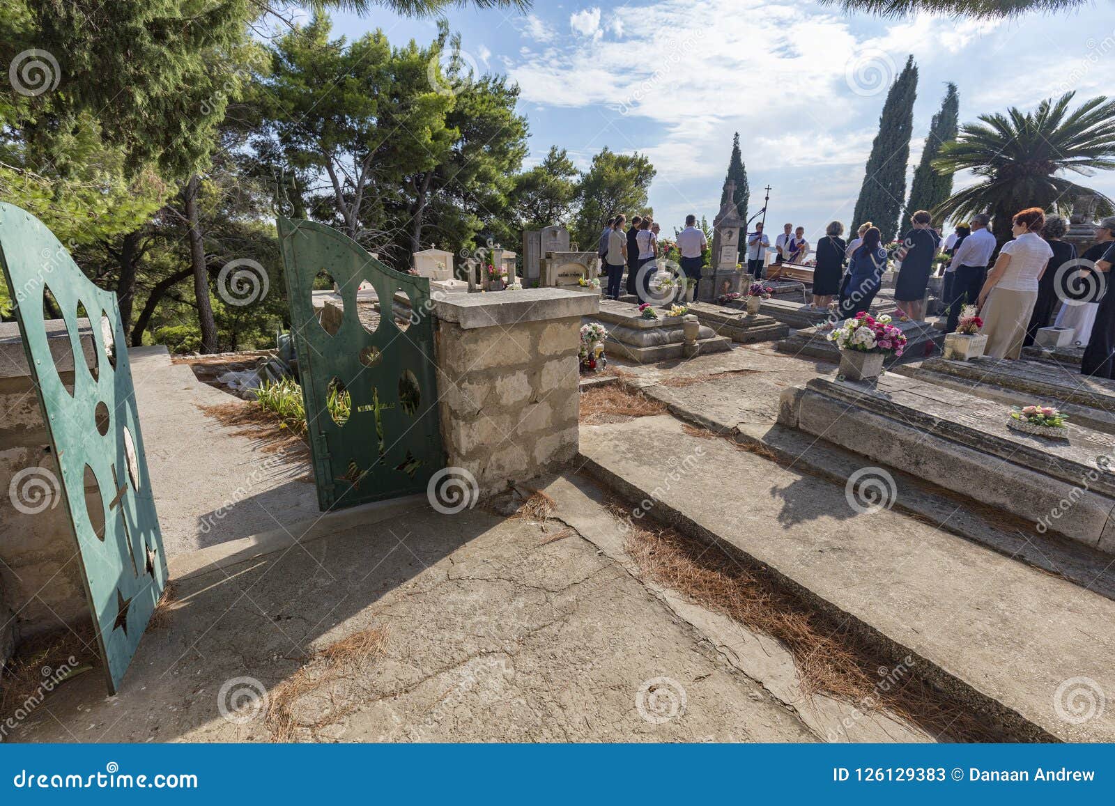 Funeral Tradicional Em Cavtat Foto de Stock Editorial - Imagem de ...