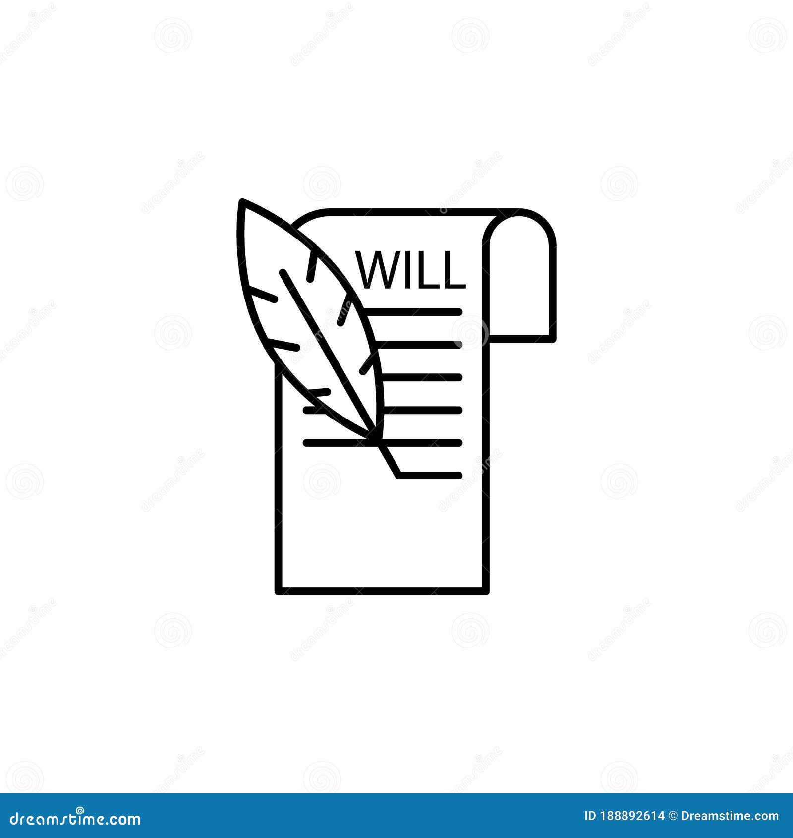 Funeral, Will Icon. Element of Death Icon for Mobile Concept and Web ...