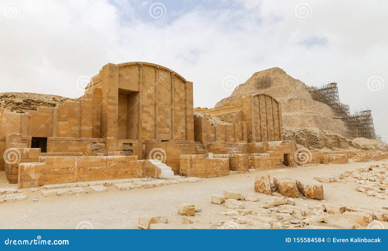 Funerary Complex of Djoser and Step Pyramid in Saqqara Necropolis ...