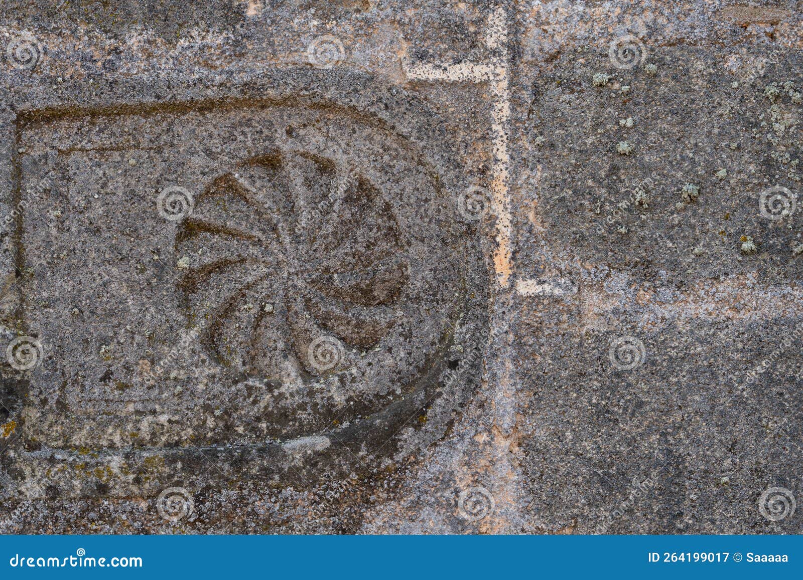 Funerary Stele Embedded in Ancient Wall, Closeup Stock Image - Image of ...