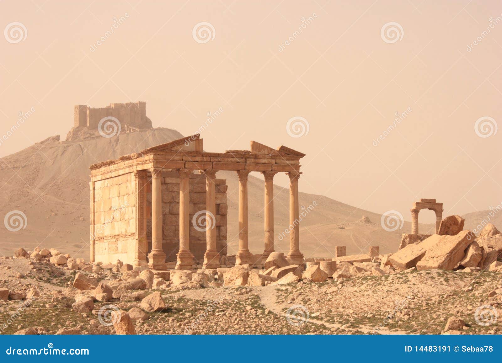 Funerary Temple - Palmyra stock image. Image of syria - 14483191