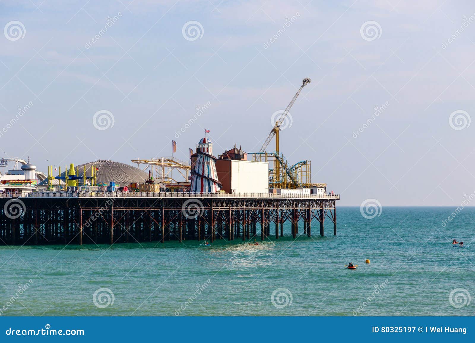 The Funfair on Brighton Pier Stock Image - Image of palace, england ...