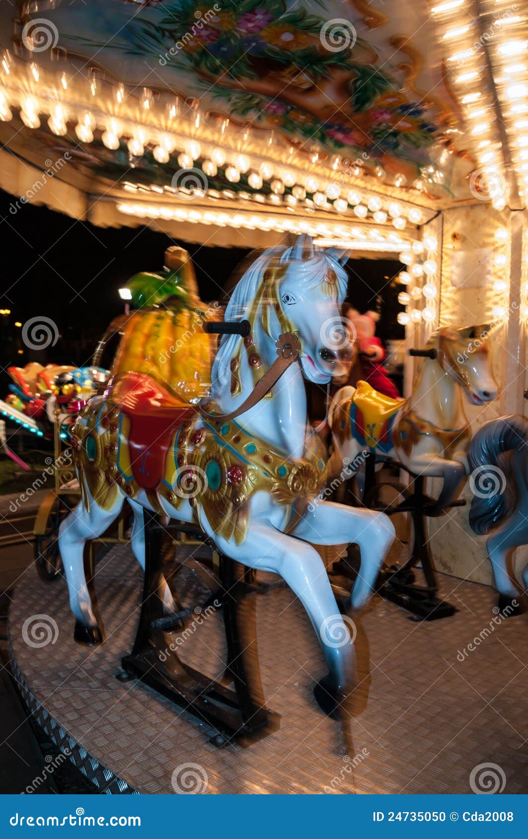 Funfair carousel stock photo. Image of amusement, enjoy - 24735050