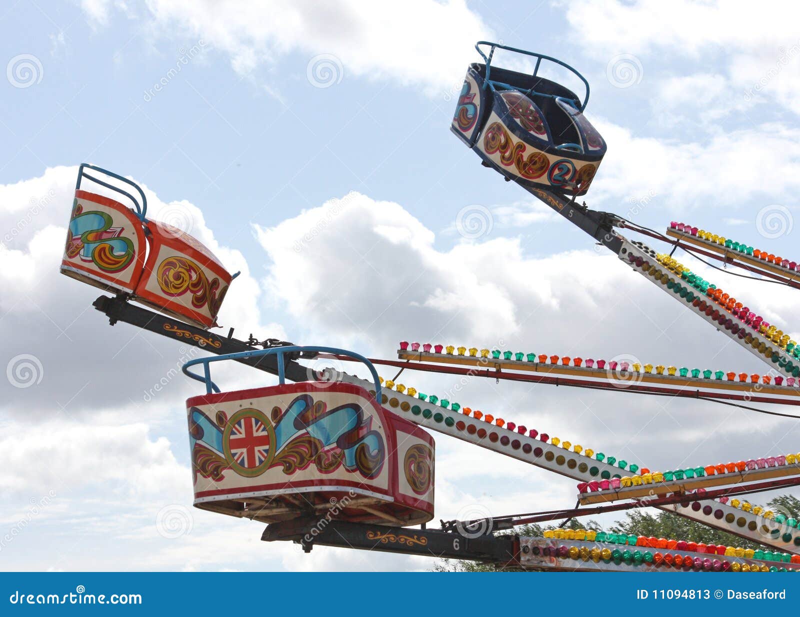 Funfair Ride. stock image. Image of ride, funfair, theme - 11094813