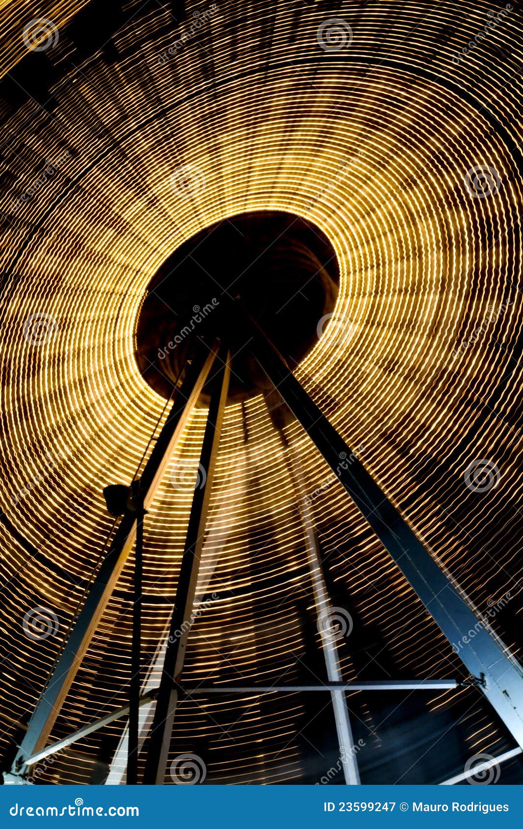 Funfair wheel stock image. Image of high, carousel, spin - 23599247