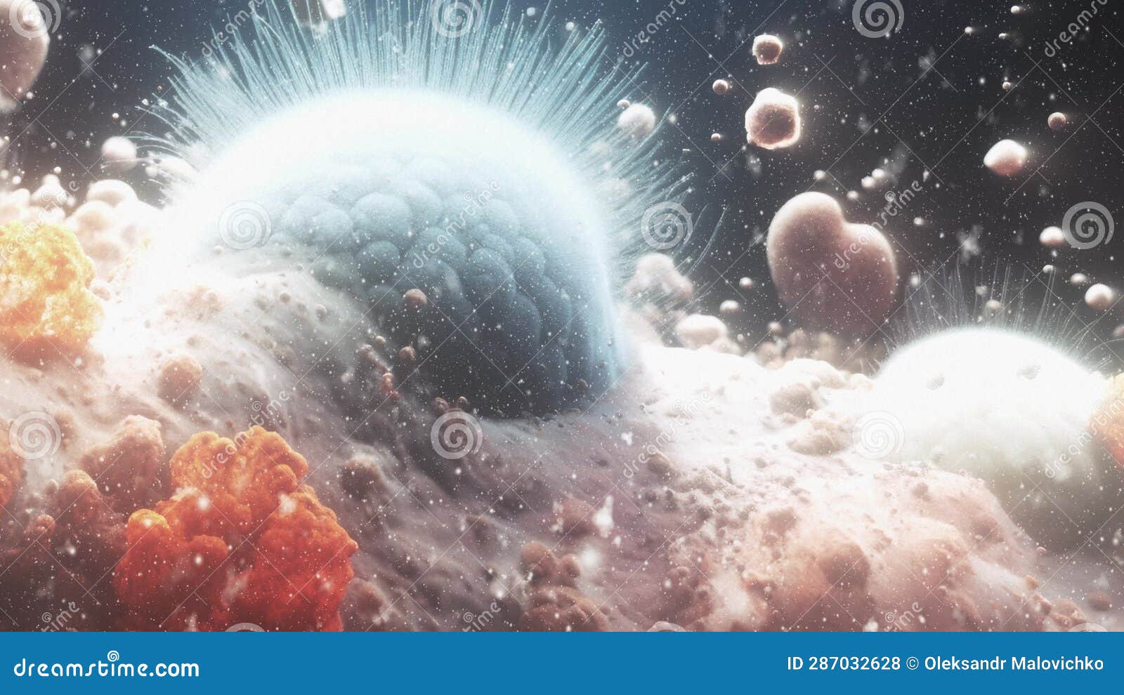 Fungus and Mold Under a Microscope. Stock Footage - Video of circle ...