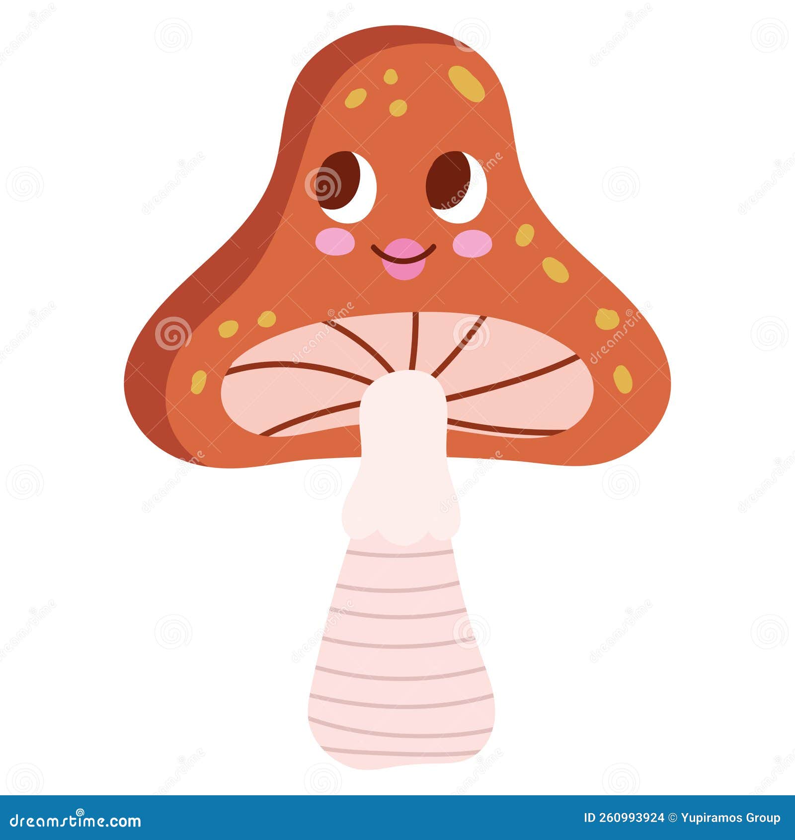 Fungus 90s retro stock vector. Illustration of icon - 260993924