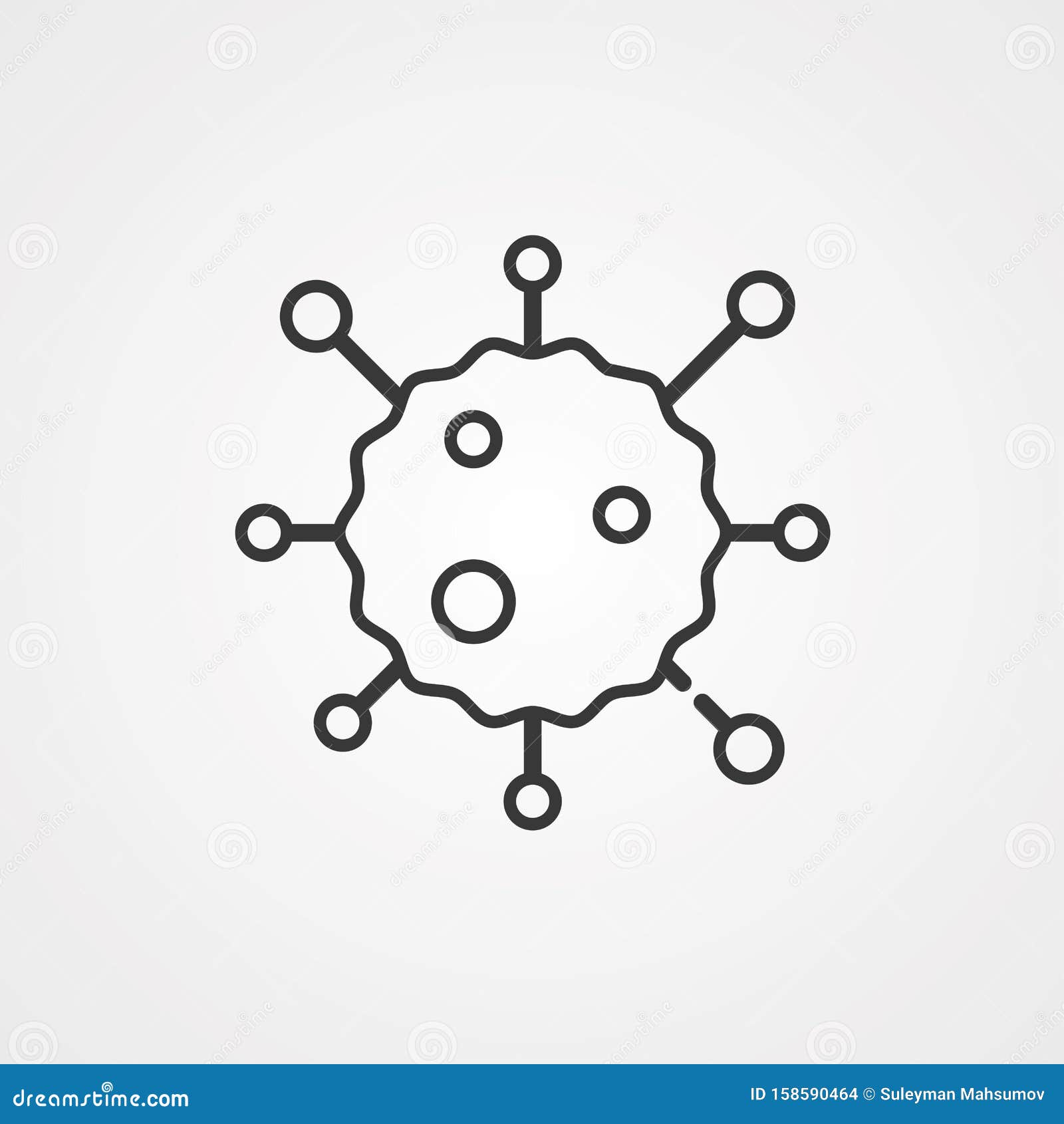 Fungus Vector Icon Sign Symbol Stock Illustration - Illustration of ...