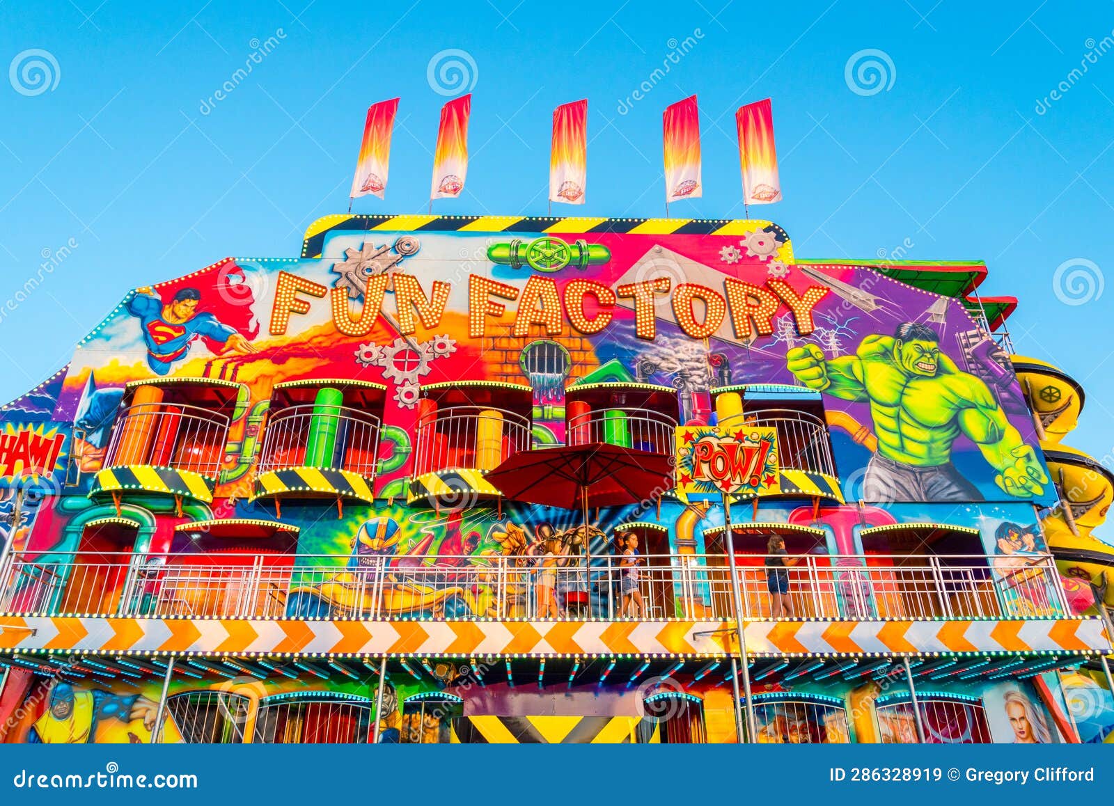 Funhouse editorial stock image. Image of hero, festival - 286328919