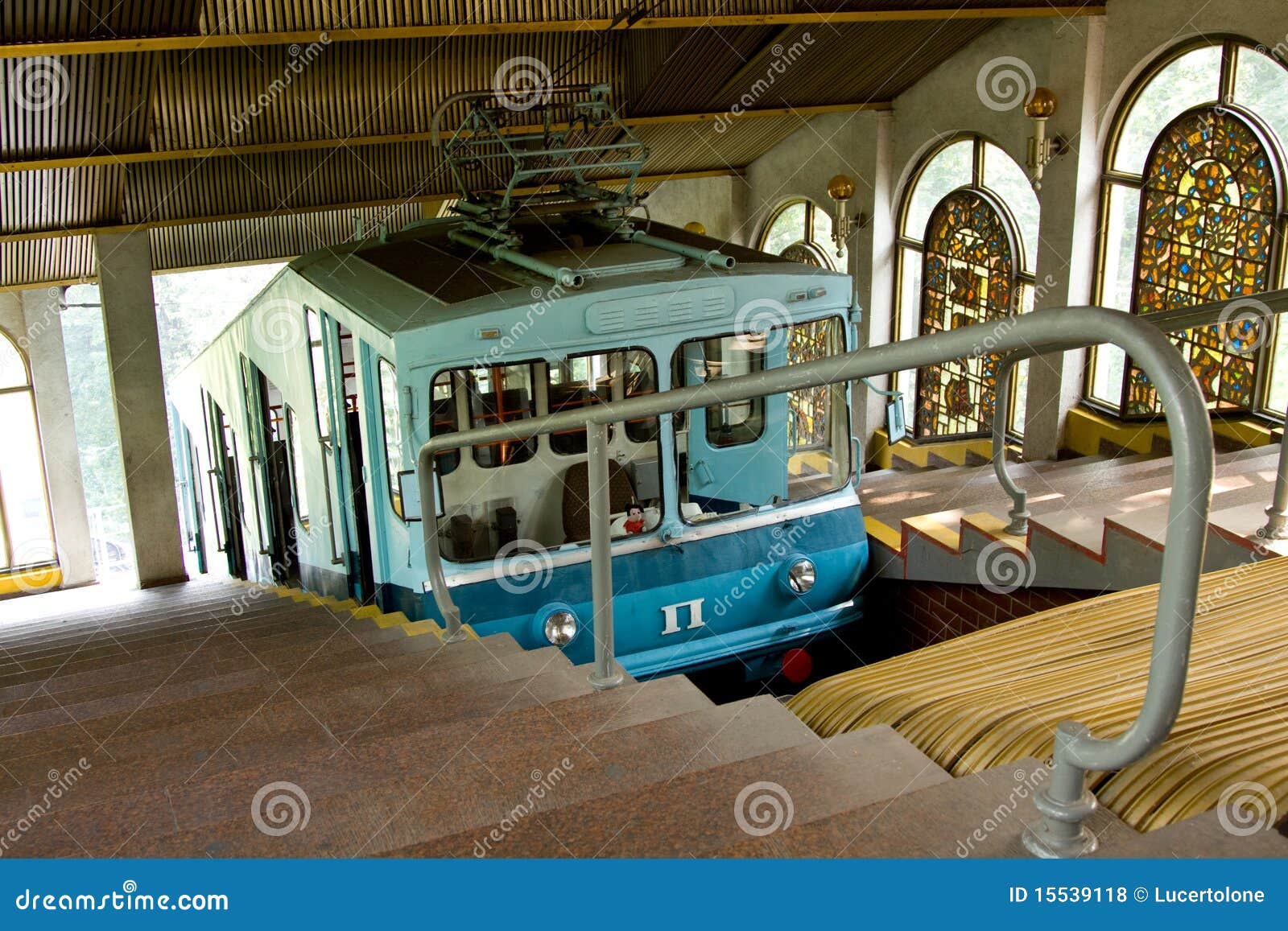 Funicular stock photo. Image of funicular, stairs, ukraine - 15539118