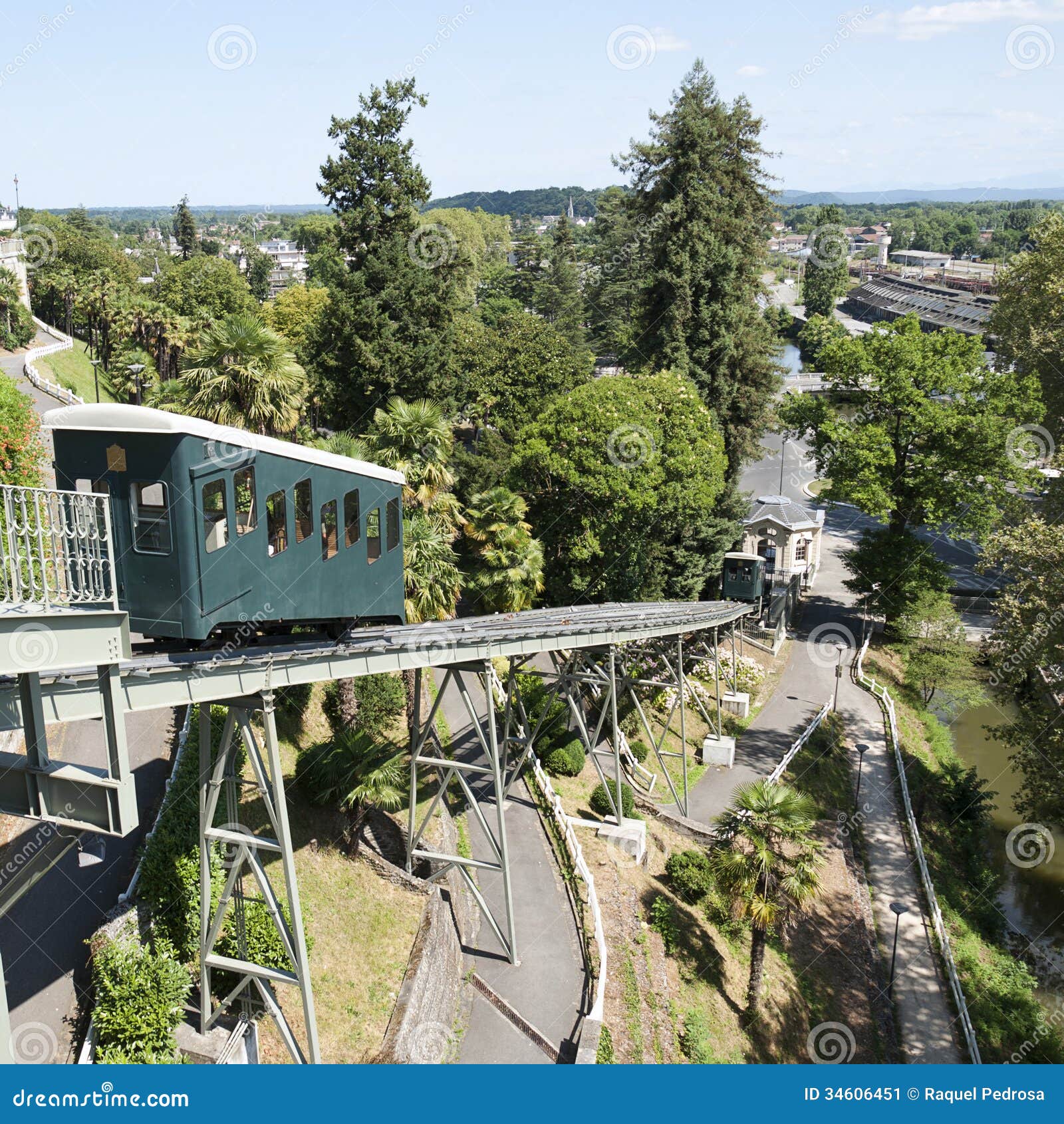 Funicular imagen de archivo. Imagen de calle, casas, cielo - 34606451