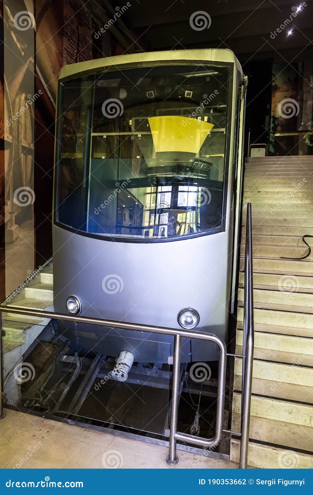 Funicular in Athens, Greece Stock Photo - Image of city, greece: 190353662