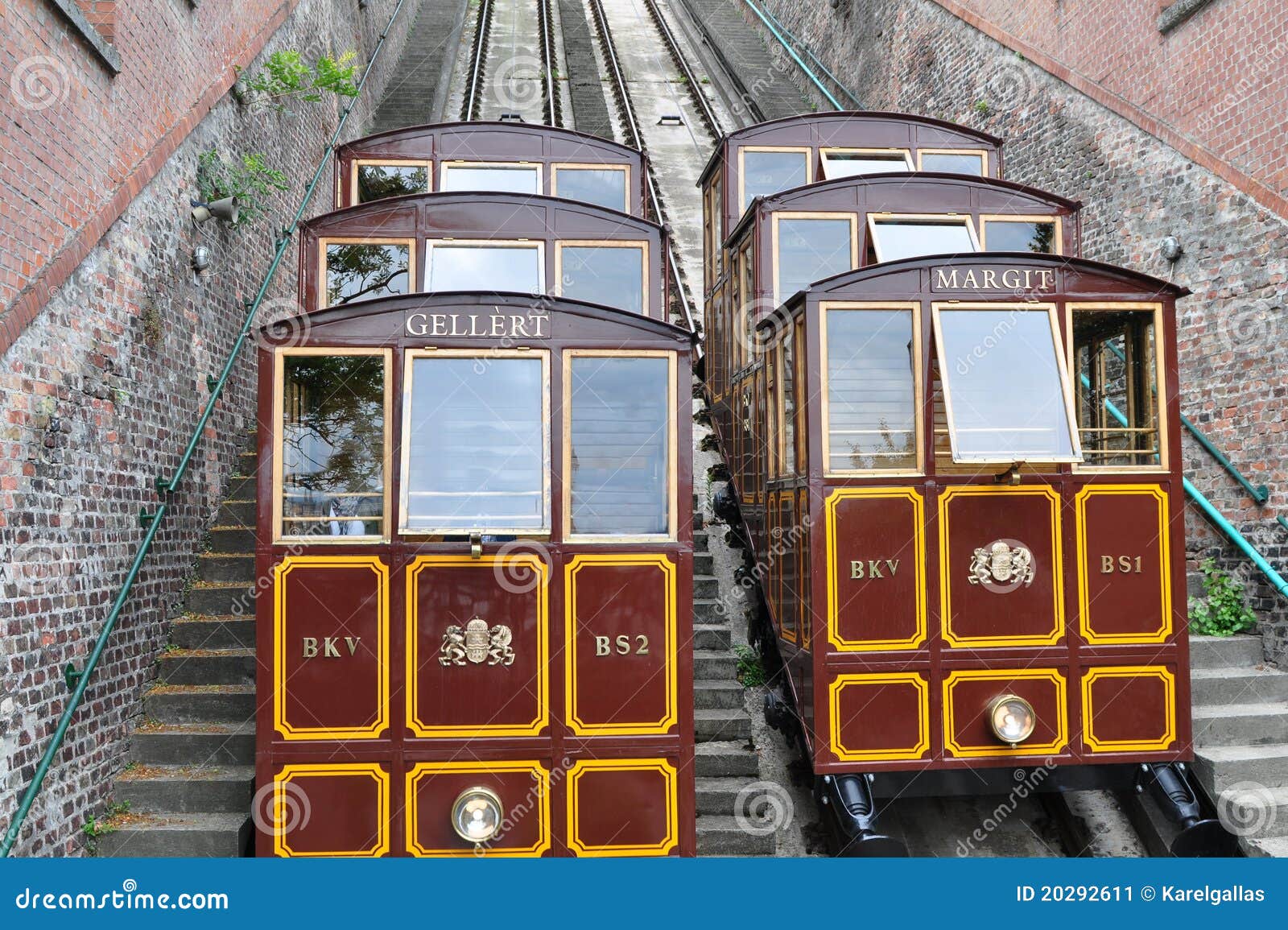 Funicular in Budapest editorial photo. Image of hungary - 20292611