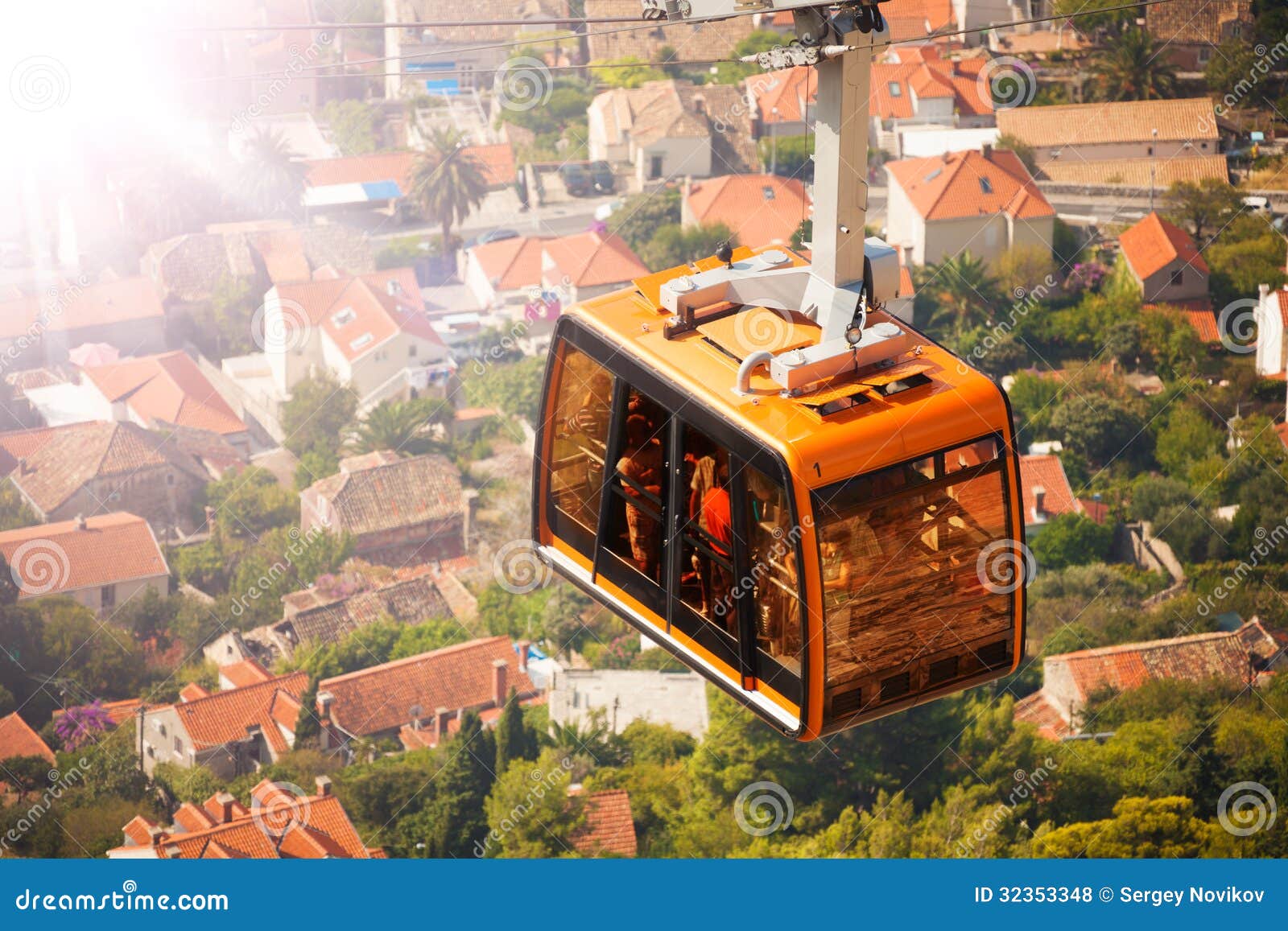 Funicular Cable Railway Train Stock Photography | CartoonDealer.com ...