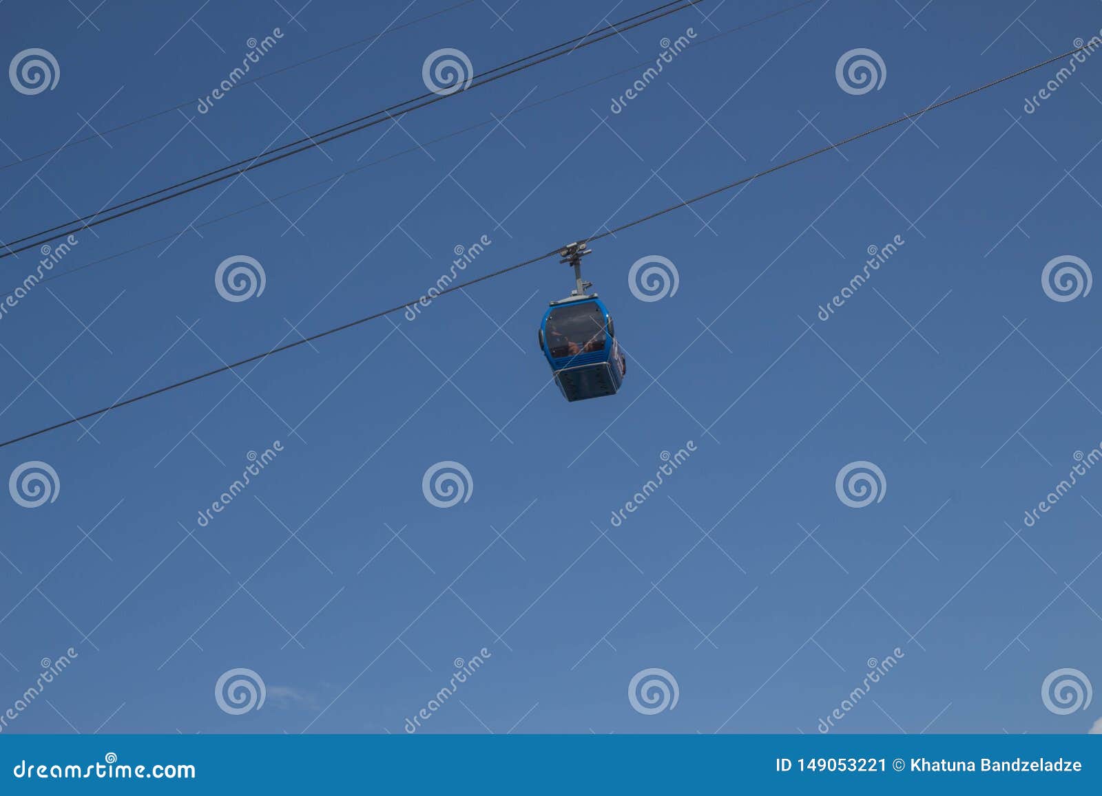 Funicular Cable Railway. Cable Car Transporting People Stock Image ...