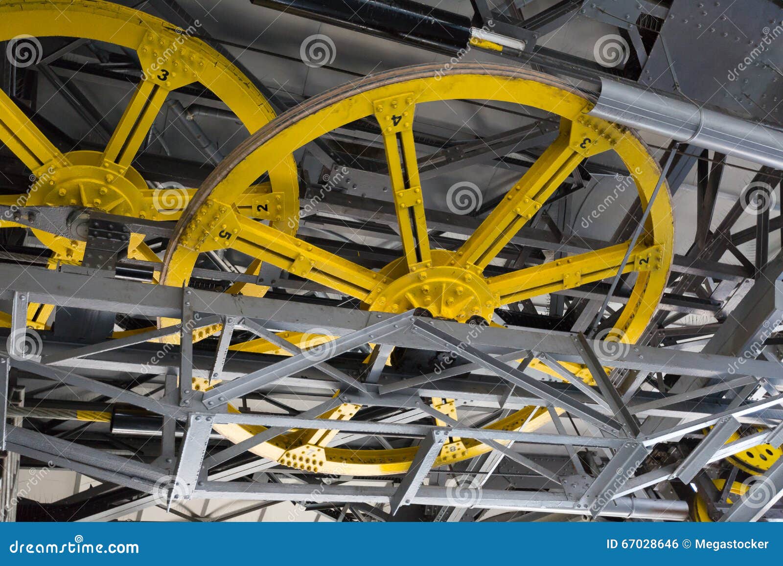 Funicular Cableway Mechanism Stock Photo | CartoonDealer.com #67028646