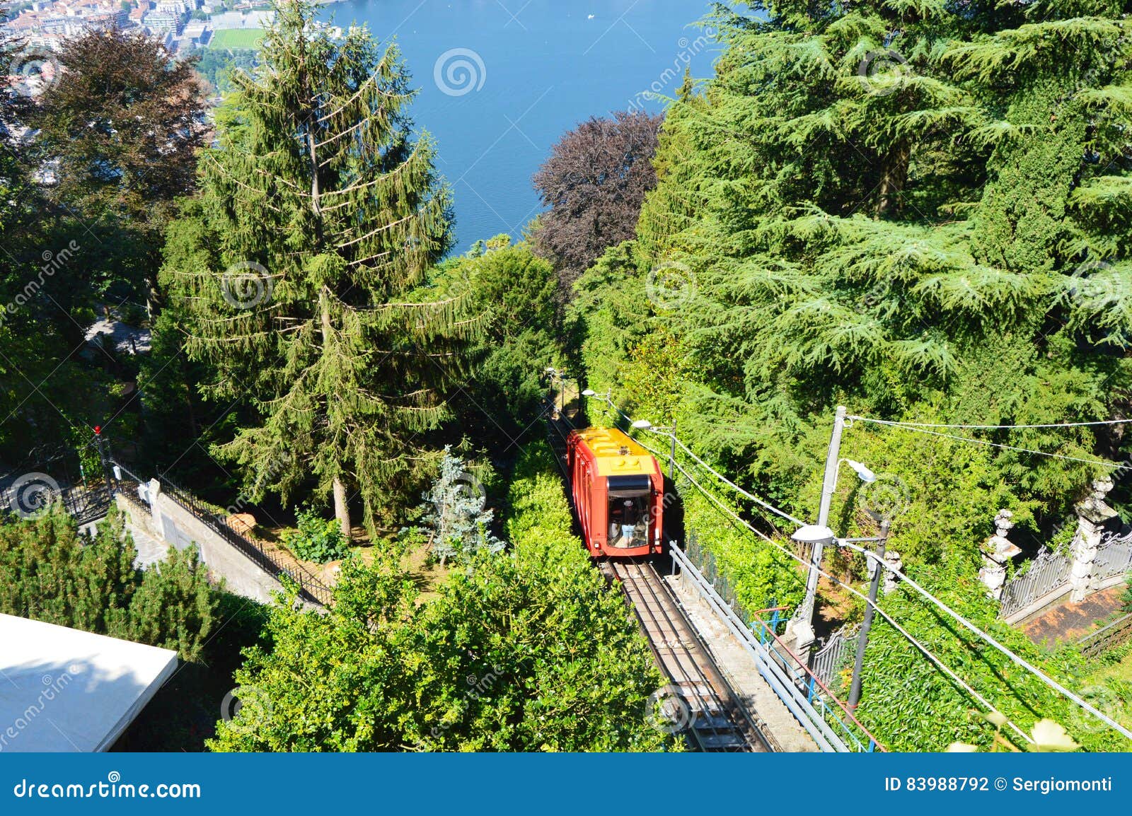 Funicular of Como Lake, Italy Stock Photo - Image of italy, port: 83988792