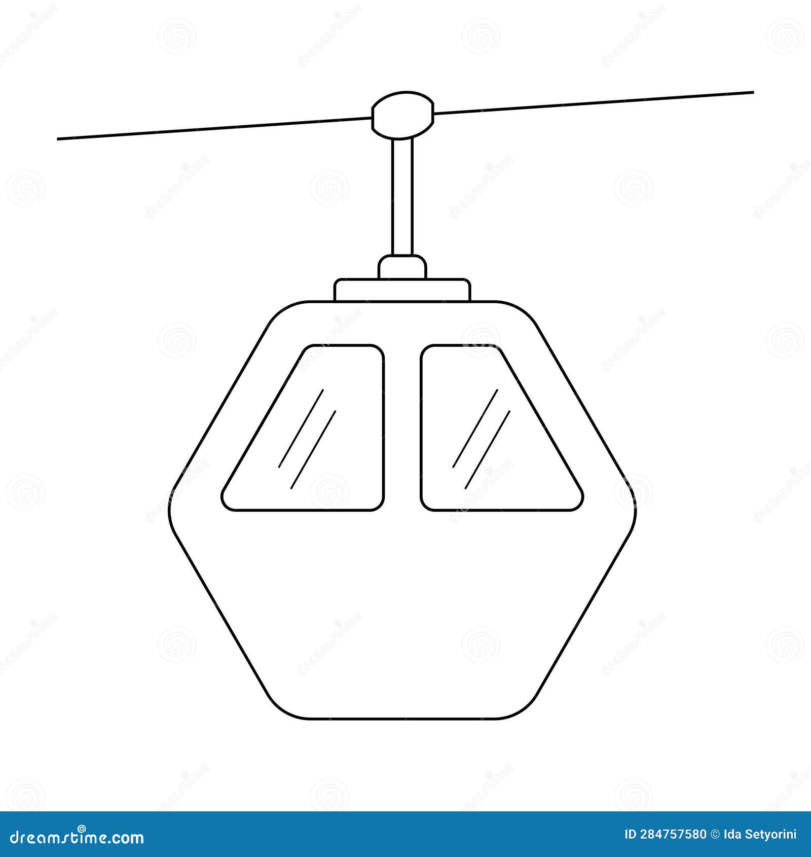 Funicular icon vector stock illustration. Illustration of tourism ...