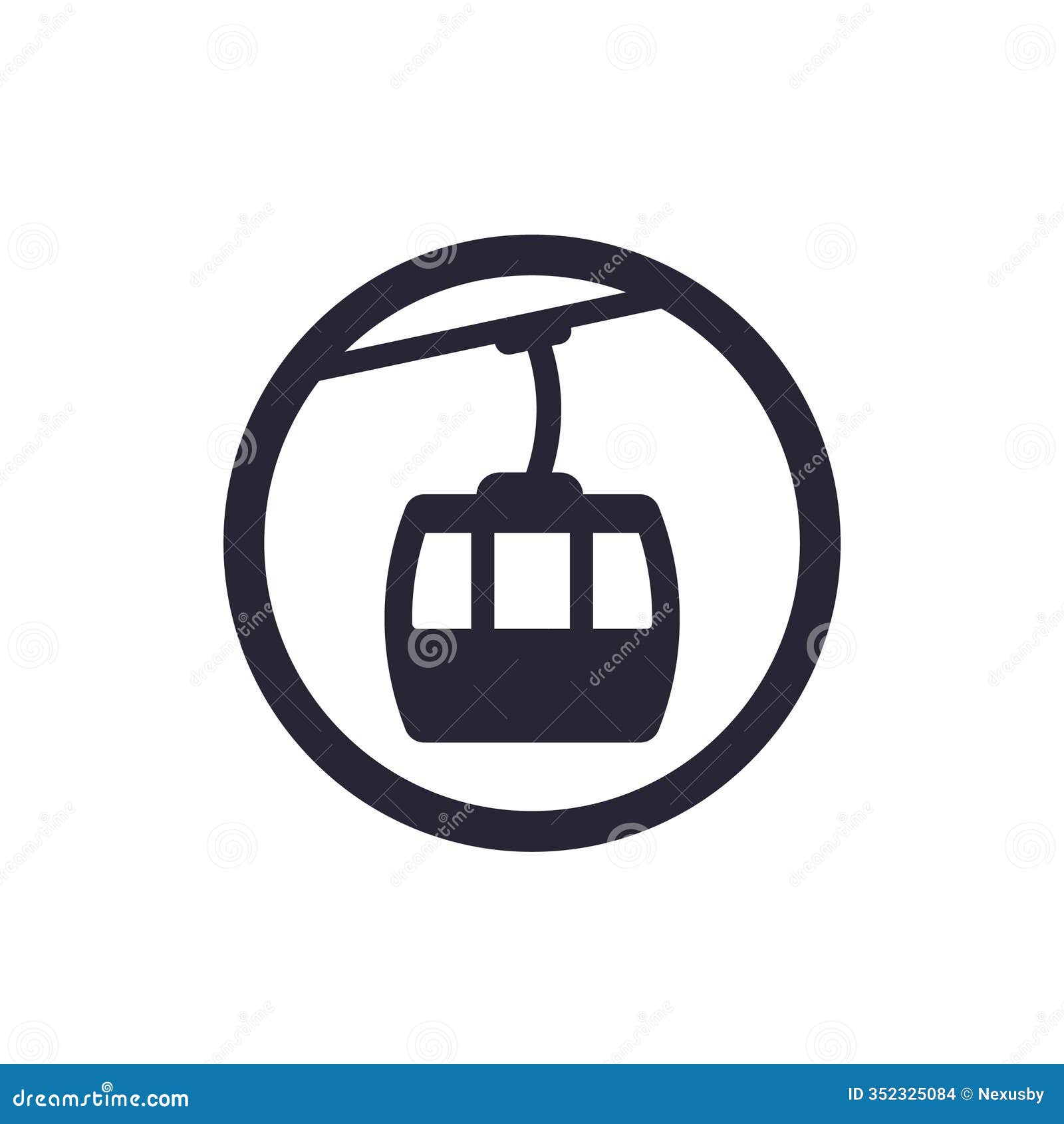 Funicular Icon From Summer Collection. Vector Illustration ...