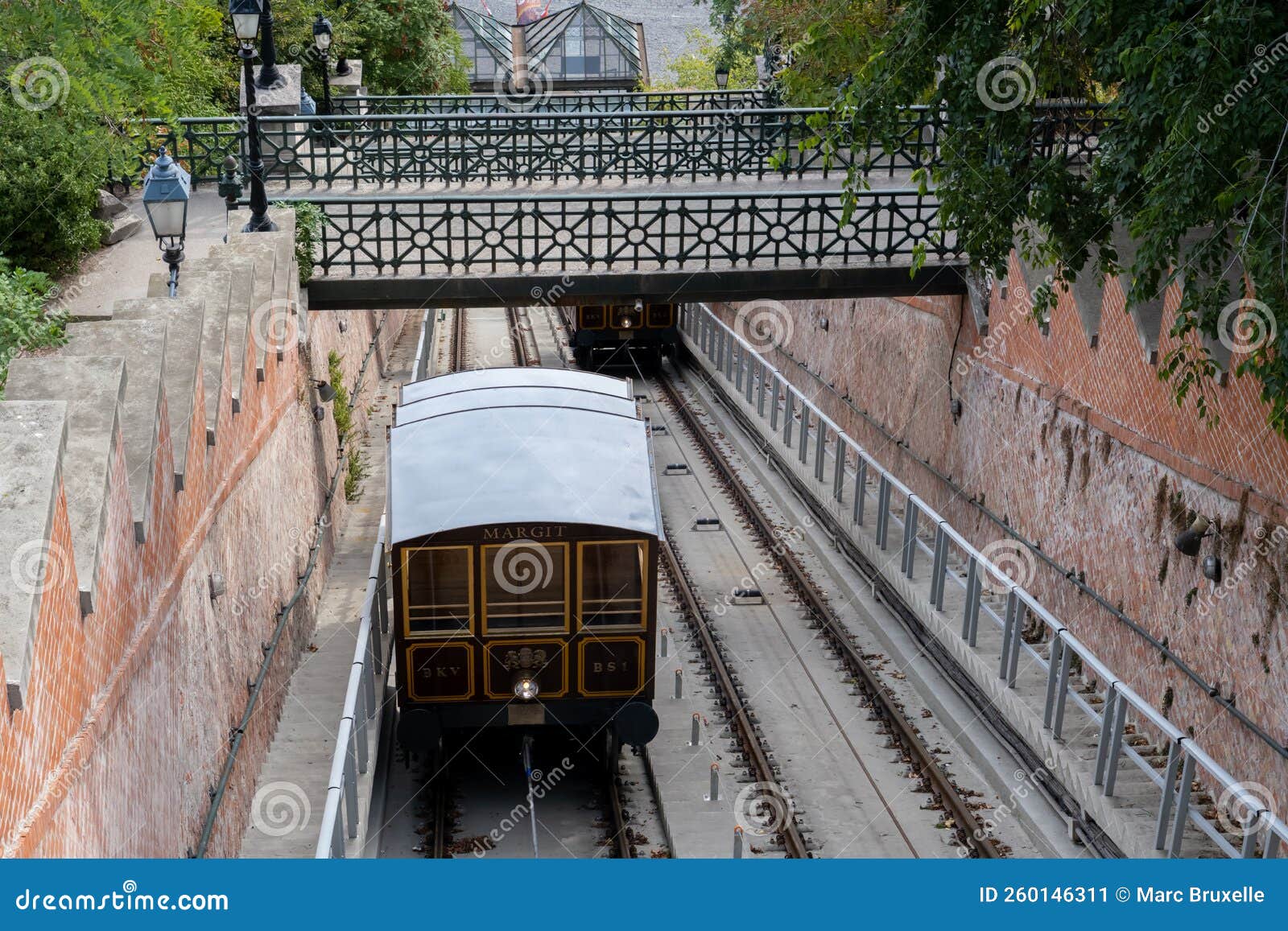 Funicular Train To Buda Castle in Budapest Editorial Photo - Image of ...