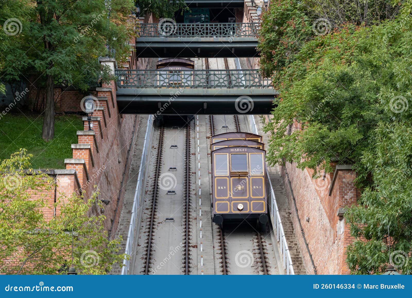 Funicular Train To Buda Castle in Budapest Editorial Stock Image ...