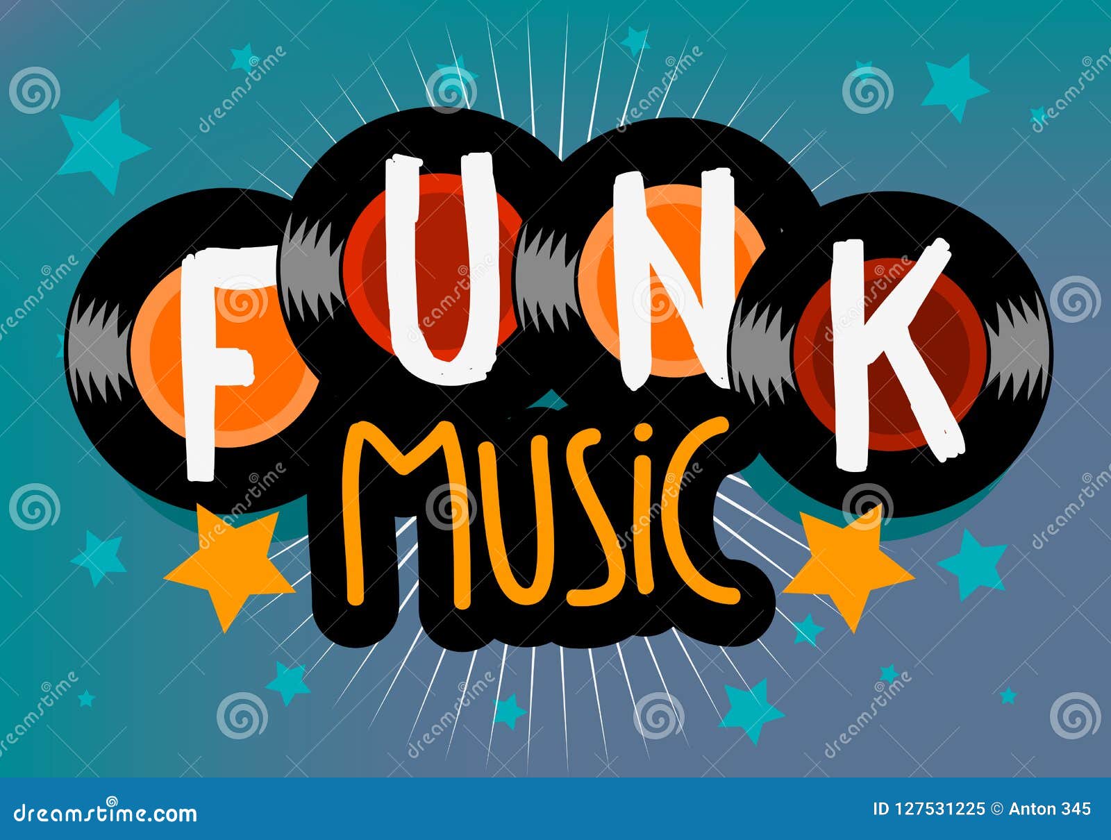 Funk Music Poster. Cartoon Vector Illustration | CartoonDealer.com ... Funk Music Poster. Cartoon Vector Illustration | CartoonDealer.com ...