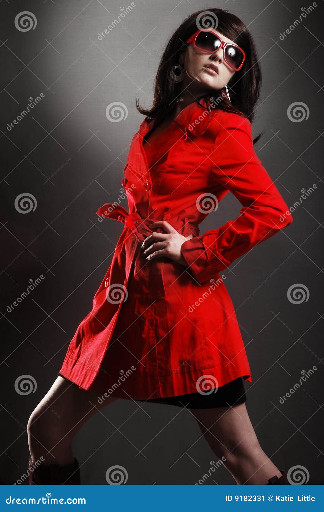 Funky 60 s Woman stock image. Image of couture, caucasian - 9182331