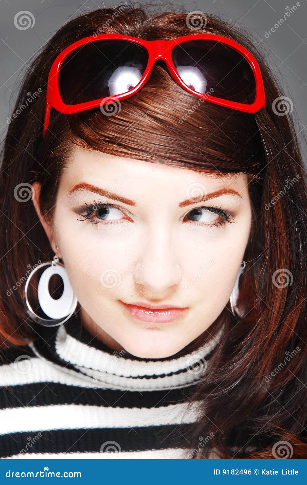 Funky 60 s Woman stock photo. Image of hoite, jewelery - 9182496