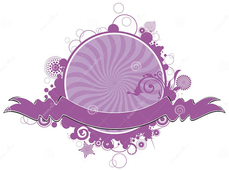 Funky banner stock vector. Illustration of ornament, design - 9282068