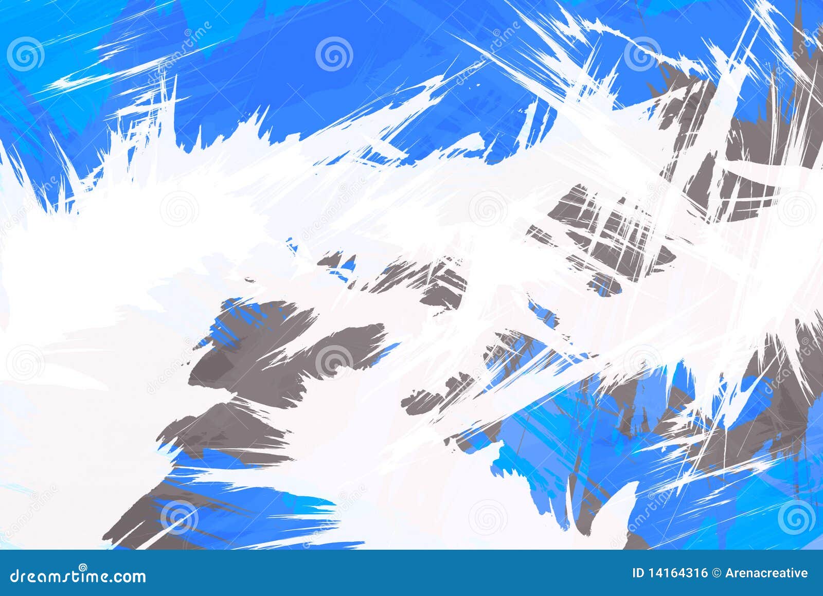 Funky Blue Burst Layout stock illustration. Illustration of electricity ...