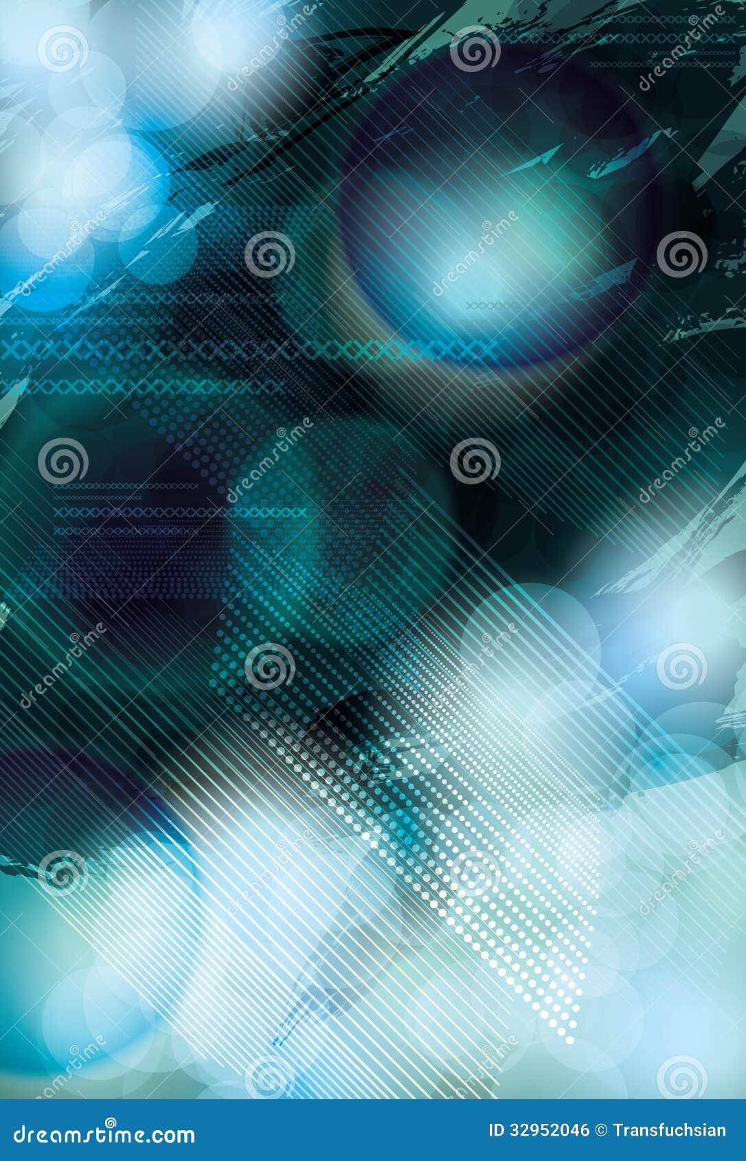 Funky Blue Light Effect Background Stock Vector - Illustration of copy ...