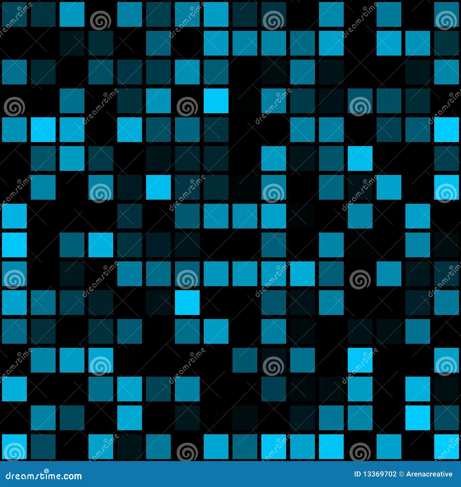 Funky Blue Pixels stock illustration. Illustration of effect - 13369702