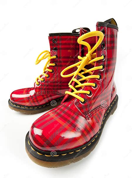 Funky boots stock photo. Image of hiking, untied, shoelace - 11440708