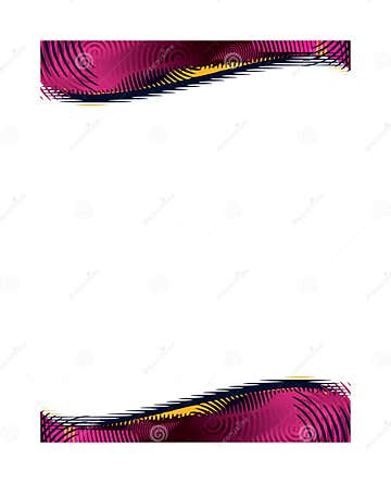 Funky Border stock vector. Illustration of space, shapes - 8982699