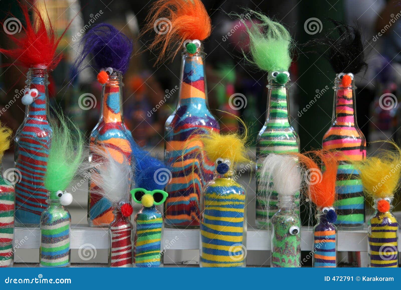 Funky bottles stock image. Image of funky, vendor, amusement - 472791