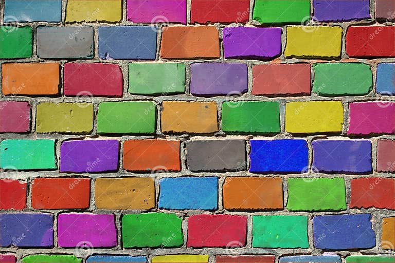 Funky bricks stock image. Image of concrete, texture, building - 2281069