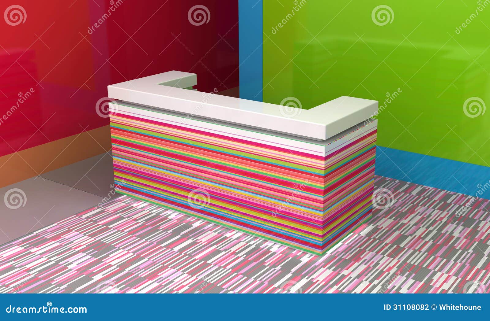 Funky business stock photo. Image of green, reception - 31108082