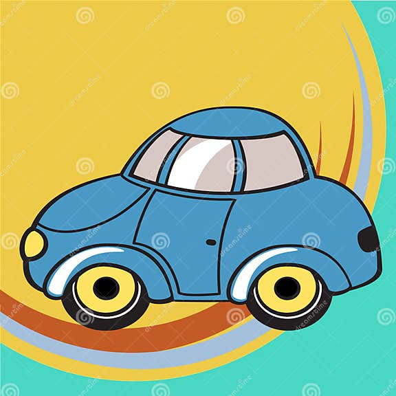 Funky car stock vector. Illustration of shape, mode, shiny - 9791275