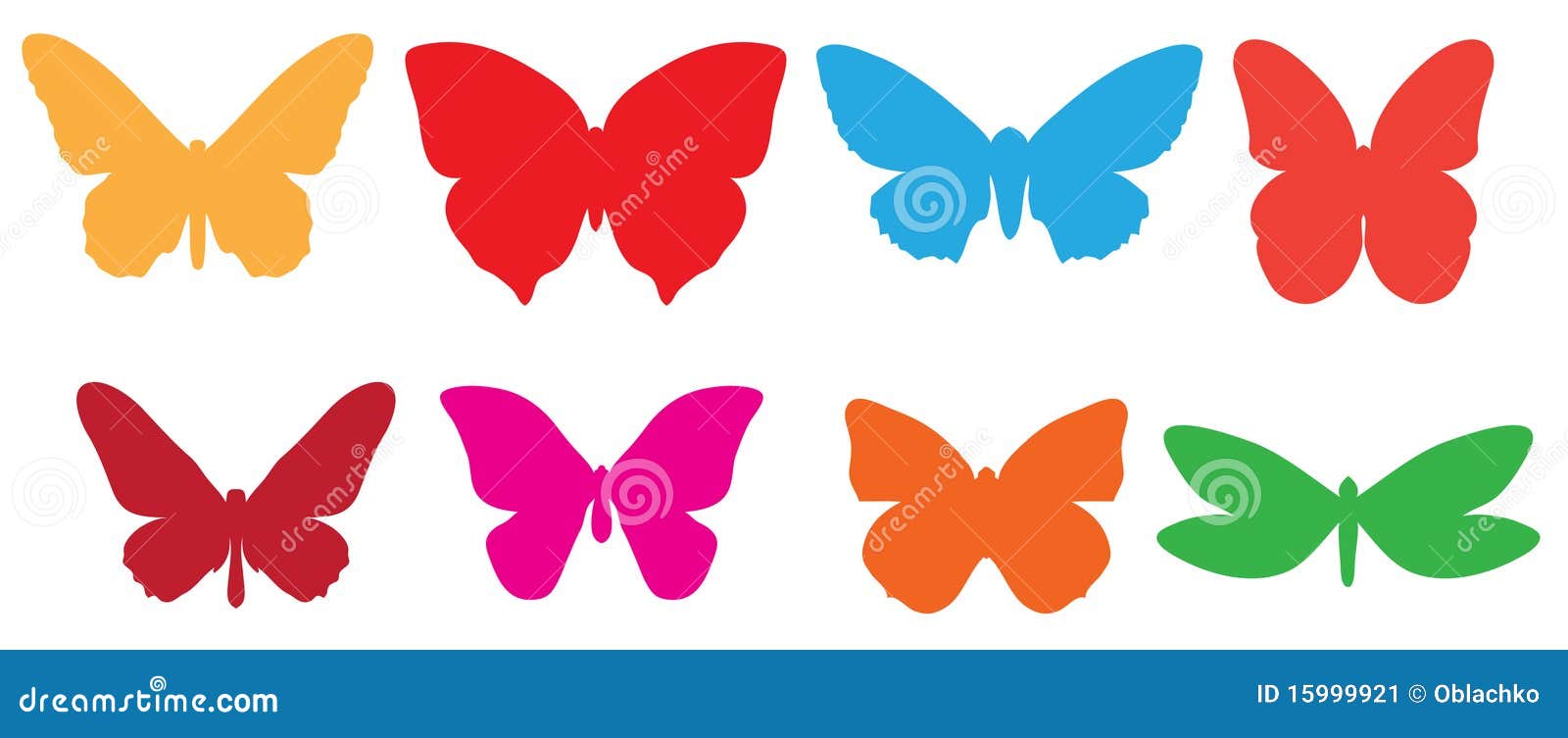 Funky colorful butterfly stock vector. Illustration of decoration ...