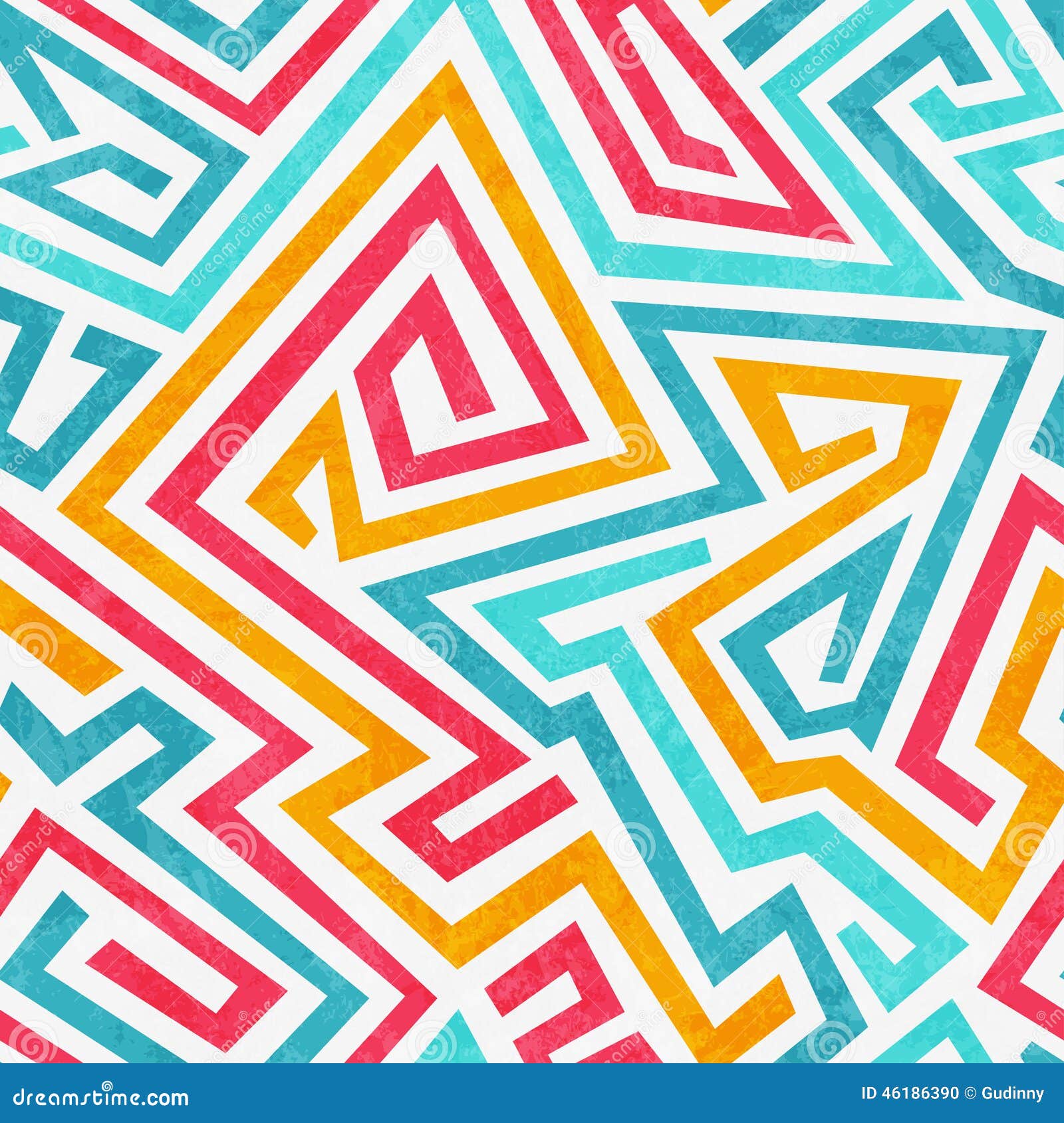 Funky Curved Seamless Texture with Grunge Effect Stock Vector ...