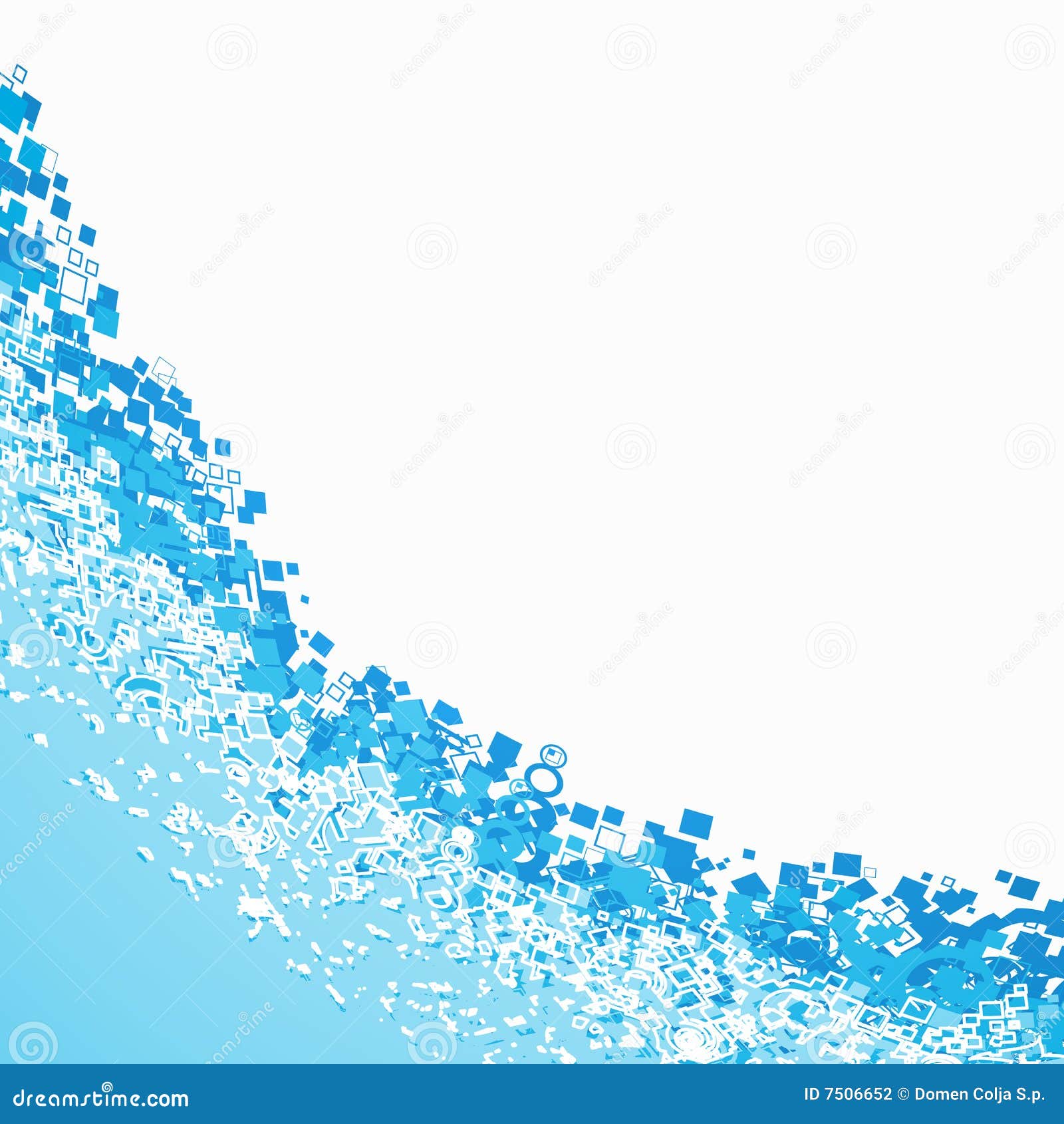 Funky design corner banner stock vector. Illustration of banner - 7506652