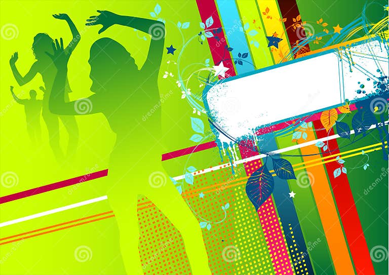 Funky Disco Time stock illustration. Illustration of ornamental - 2472154