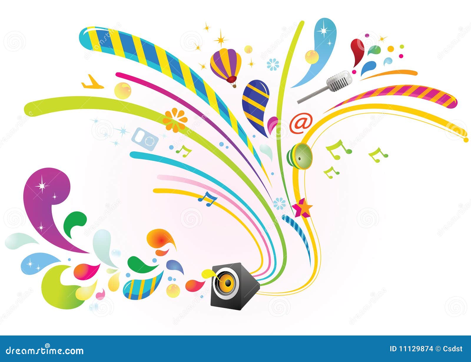 Funky elements stock vector. Illustration of funky, element - 11129874