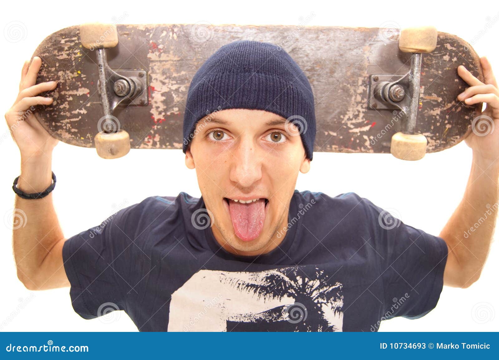 Funky face skater stock image. Image of people, face - 10734693